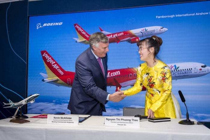 Vietnam's Vietjet Orders 100 737 MAX Aircraft