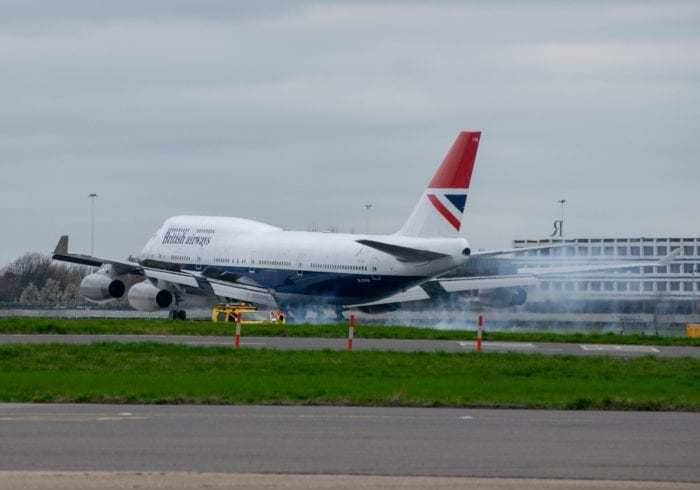 British Airway’s Retro Negus Boeing 747 Lands In Heathrow For The First ...