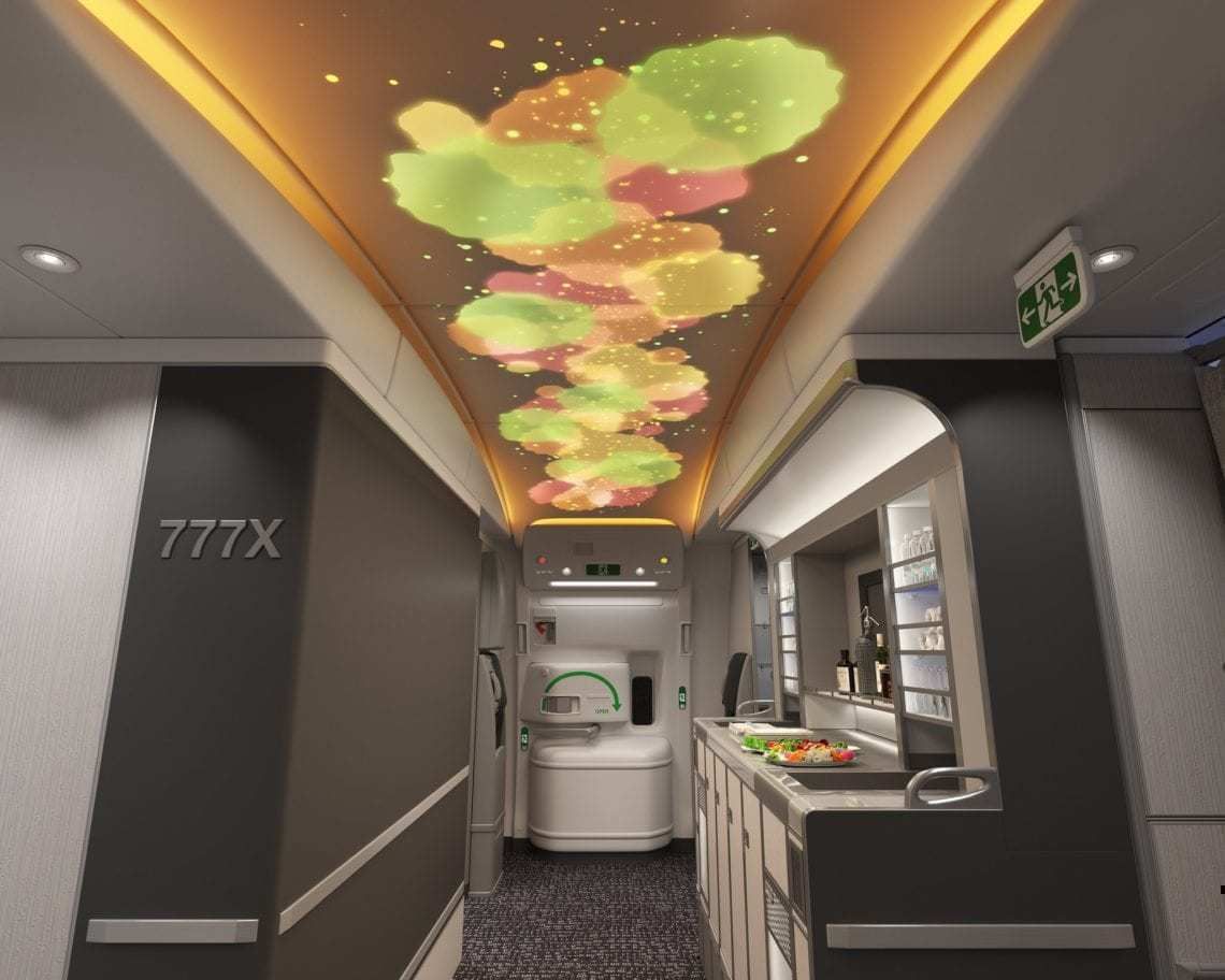 Boeing Shows Off The Interior Of Their New 777X Aircraft Model