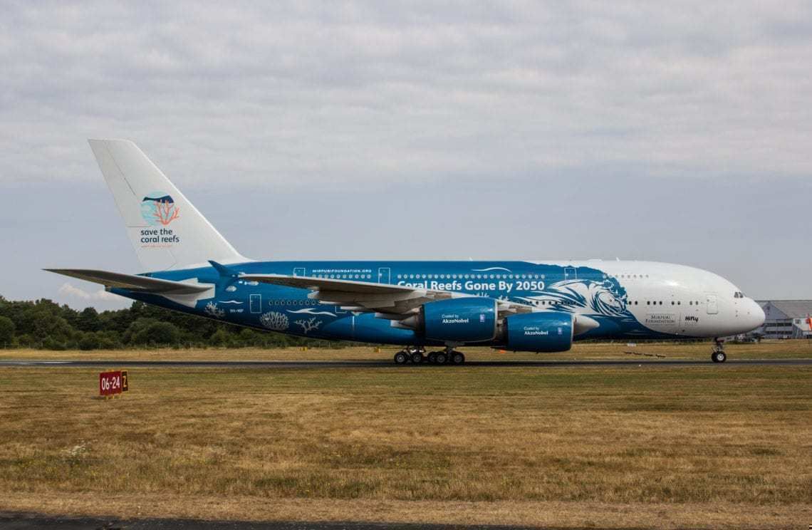 HiFly Operates First Ever Passenger Airbus A380 Flight From London Stansted