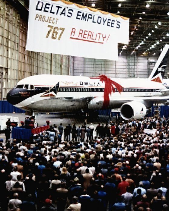 How Delta Employees Bought The Airline A Boeing 767