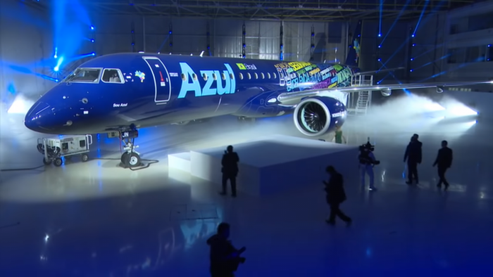Brazilian Carrier Azul Receives World's First Embraer 195-E2 Aircraft