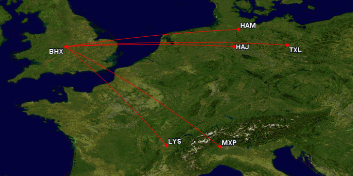 Flybe Suspends Three Birmingham Routes Until February