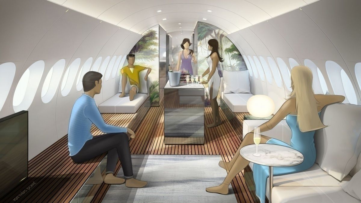 WOW: This Private Airbus A220 Concept Has An Observation Deck