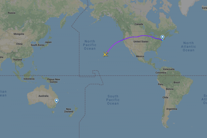 Final Qantas Project Sunrise Test Flight Departs New York
