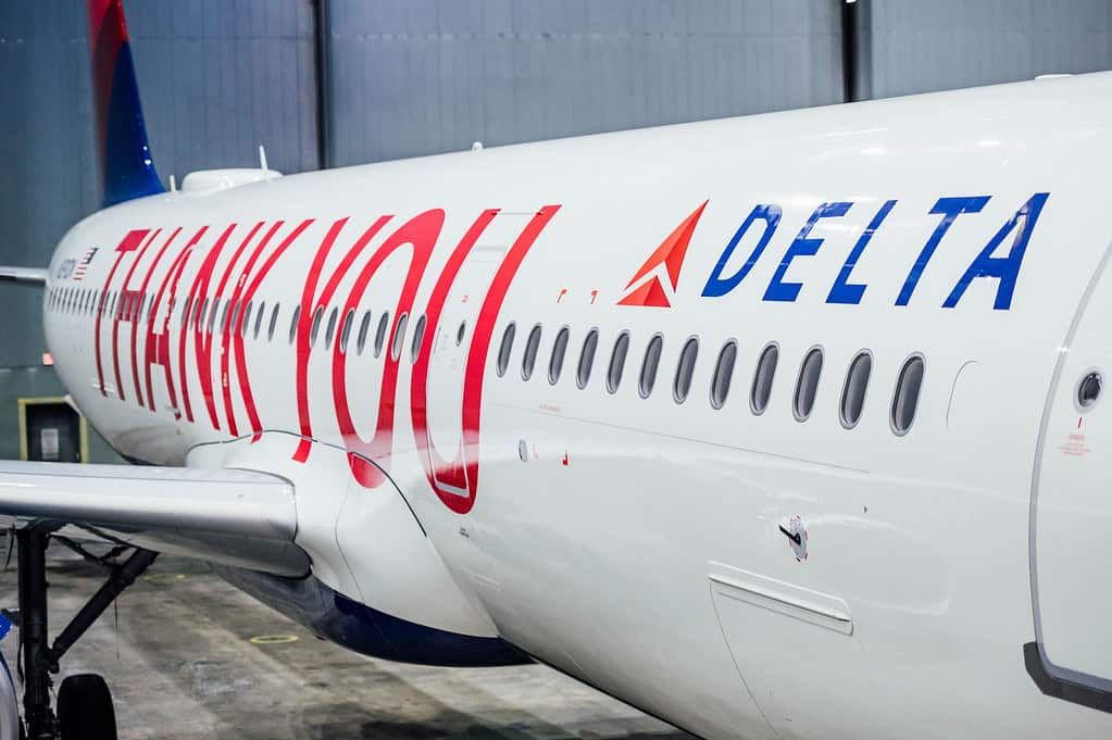 Delta Says Thank You By Painting Every Employee's Name On An A321
