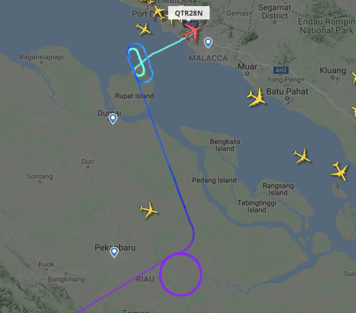 Qatar Airbus A380 Diverts To Kuala Lumpur