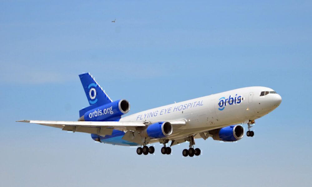 Unique: Orbis' MD-10 Is Also A Flying Eye Hospital