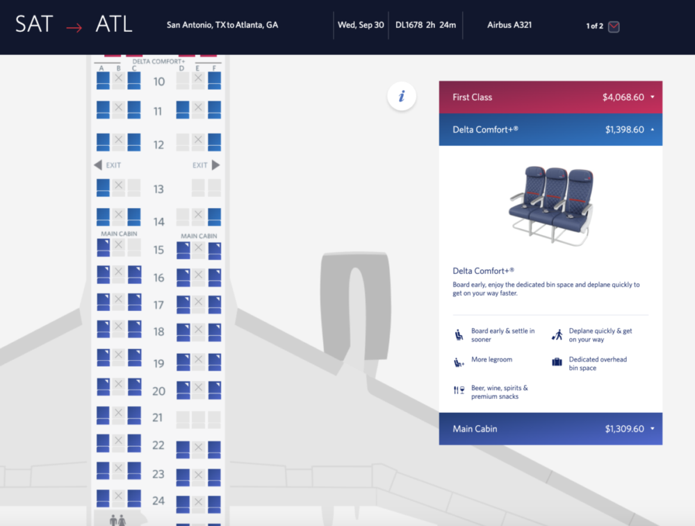 Delta May Be Blocking Middle Seats Through September 30th