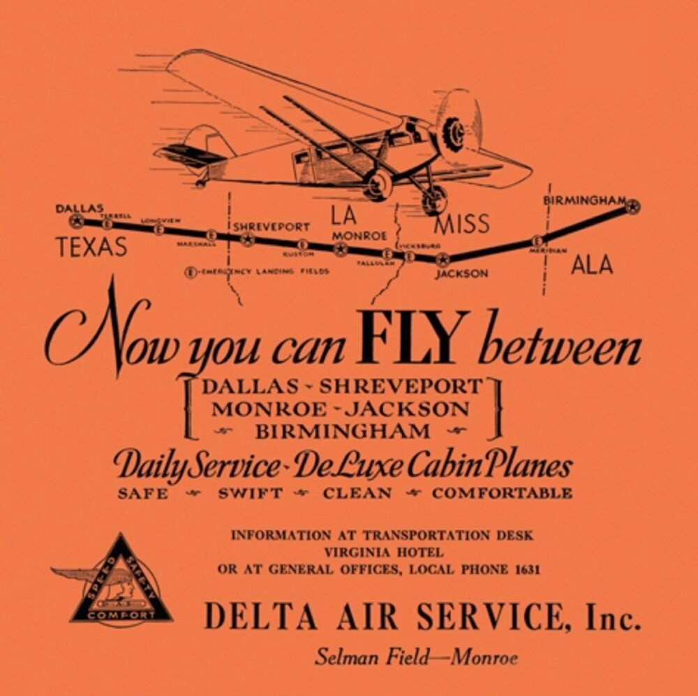 When Did Delta Air Lines Operate Its First Flight?
