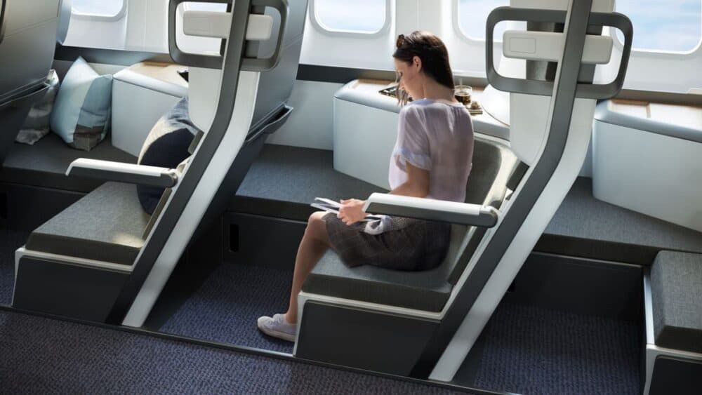 Stacked Seating Could Permit Lie Flat Beds In Economy