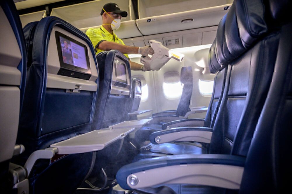 Delta To Put Hand Sanitizer Stations Onboard Starting With 757s