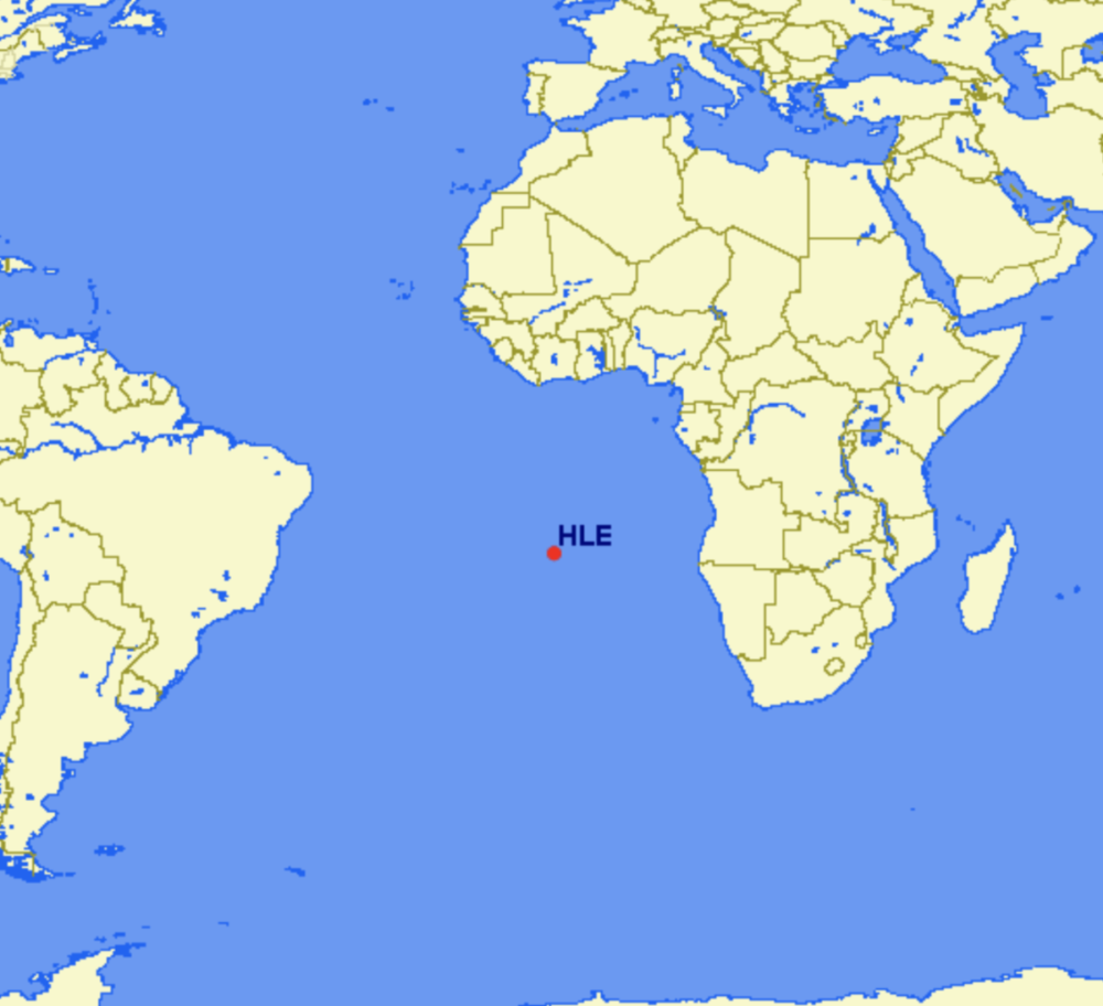 Titan Airways Boeing 757 Successfully Landed In Saint Helena