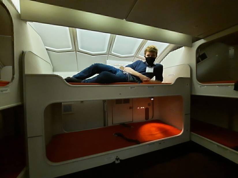 Where Do Crew Sleep During A Flight?