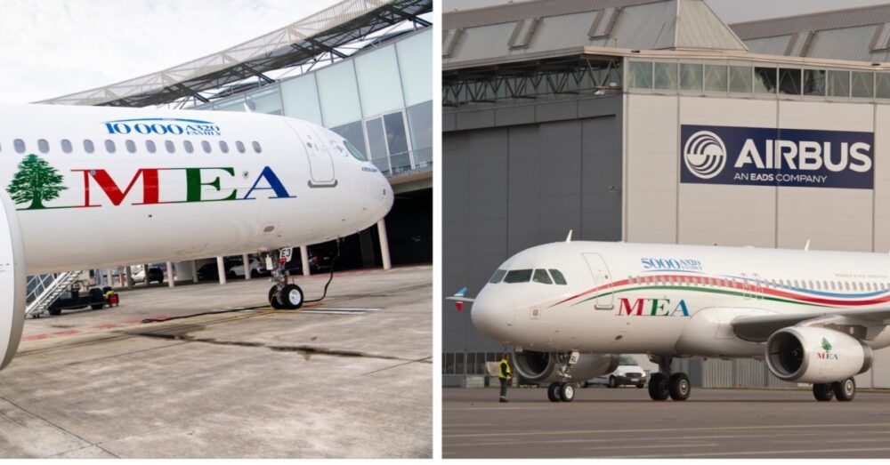 Airbus Delivers The 10,000th A320 Family Aircraft To MEA