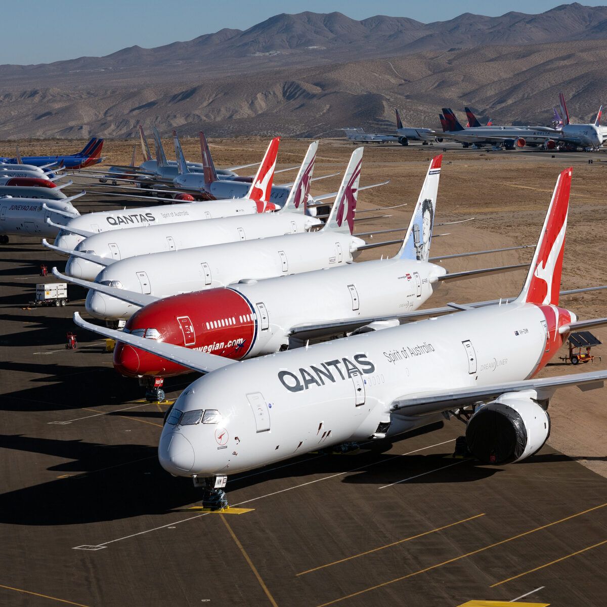 In Photos: Brand New Aircraft Await Owners At Californian Airport