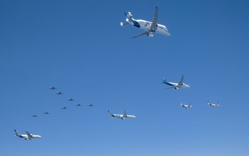 Remember When: Airbus Flew All Its Current Aircraft In Formation