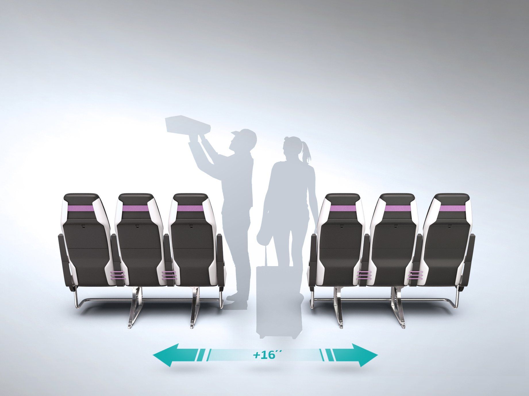 This Concept Allows You To Expand The Width Of An Aircraft Aisle