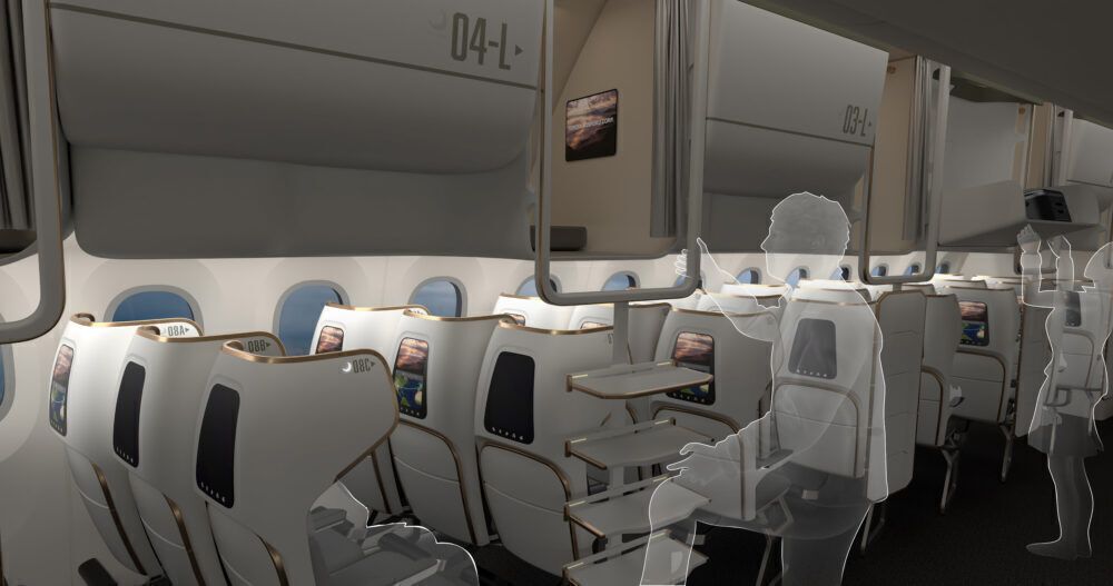This Aircraft Concept Replaces Overhead Bins With Beds