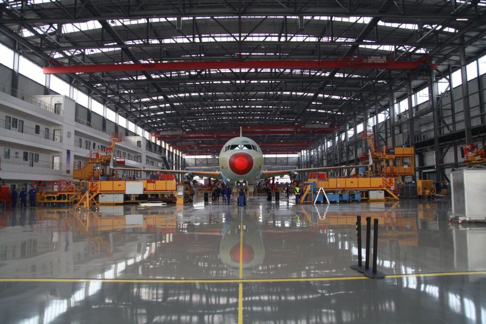 China Begins Equipping Airbus A320 Fuselages In Tianjin