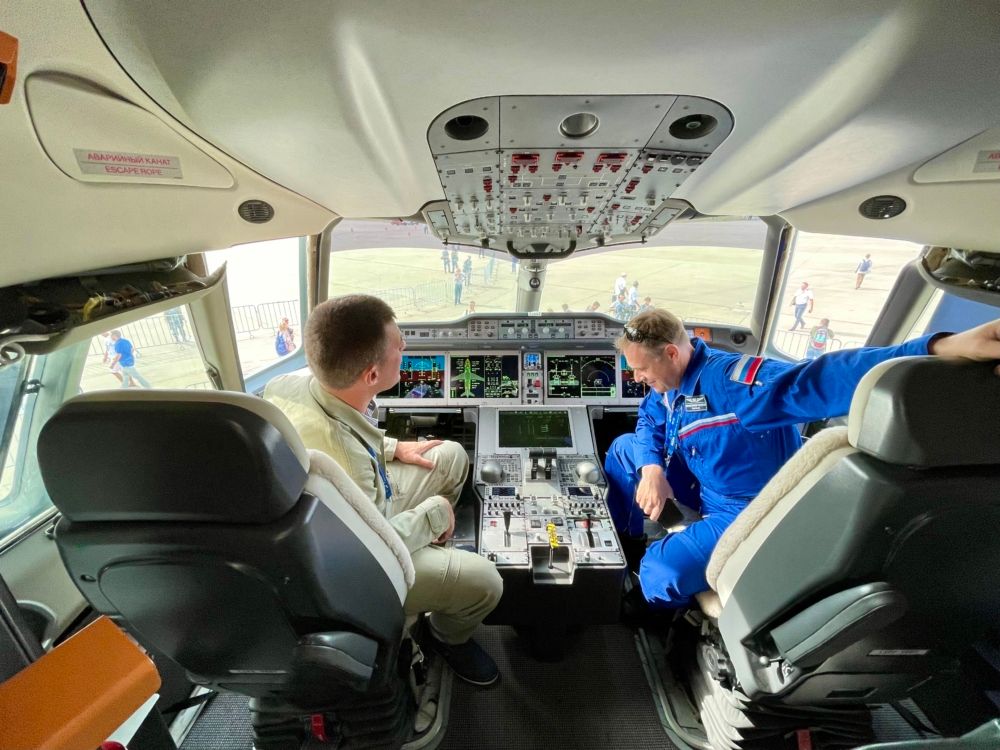 In Photos: Inside Russia's New Narrowbody Jet: The MC-21-300