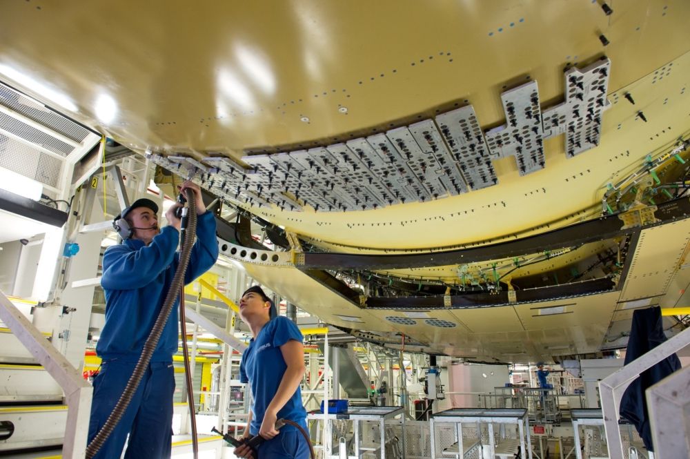 In Photos: How An Airbus A350 Is Built