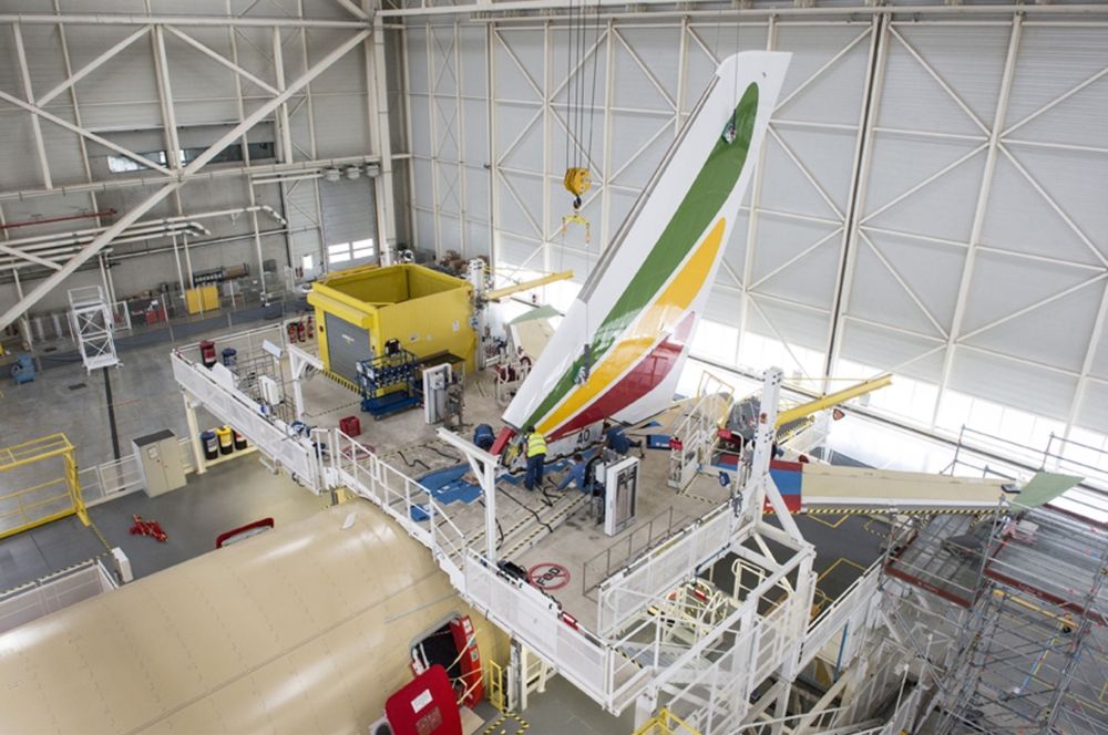 In Photos: How An Airbus A350 Is Built