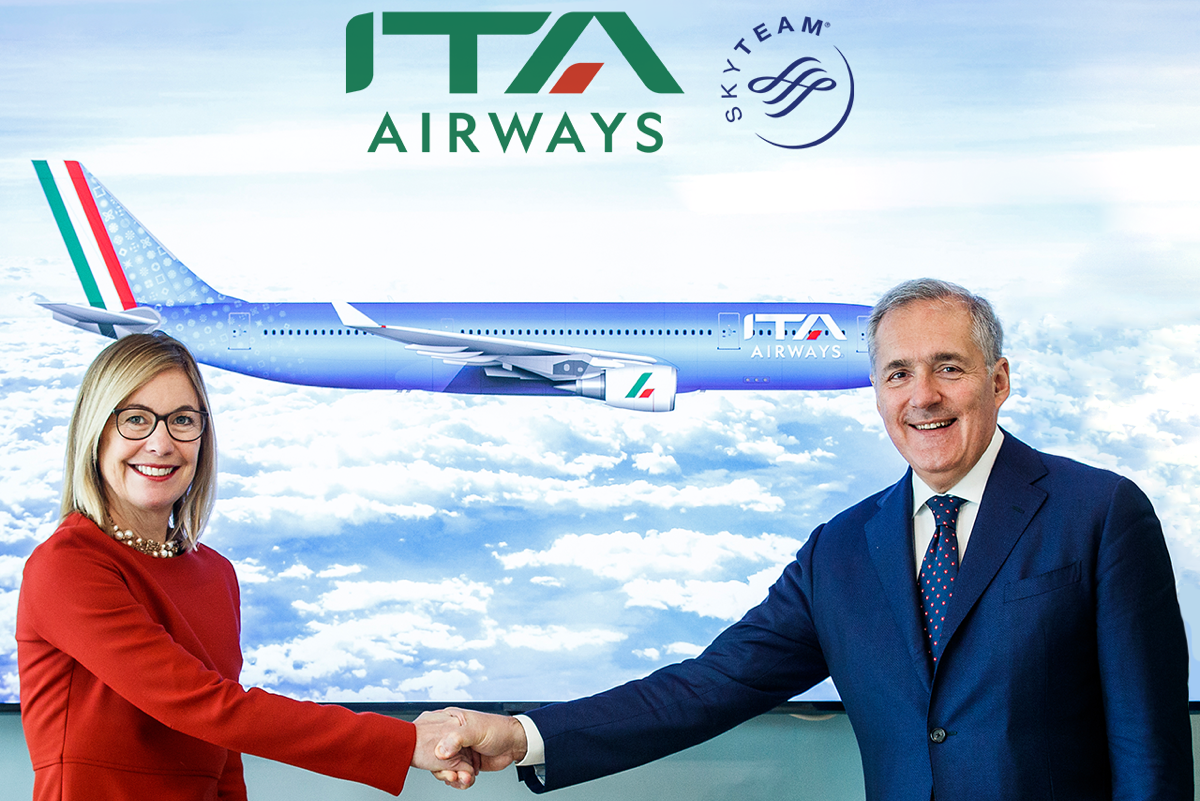ITA Replaces Alitalia In The SkyTeam Alliance