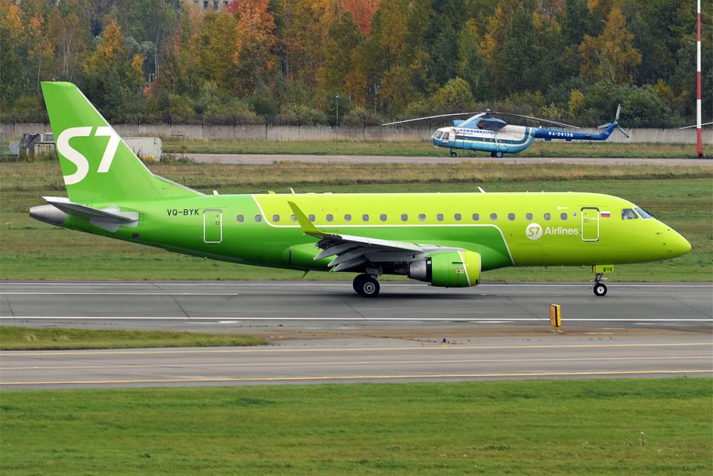 Meet The Bright Green Fleet Of S7 Airlines In 2021
