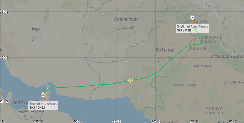 Pakistan Revokes Overflight Rights For New GoAir Srinagar-Sharjah Route