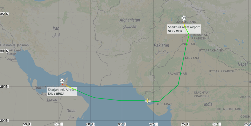 Pakistan Revokes Overflight Rights For New GoAir Srinagar-Sharjah Route
