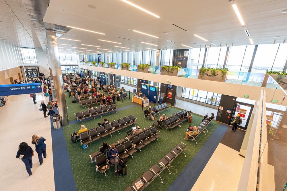 Alaska Airlines Shows Off New Gates At Portland's Concourse B