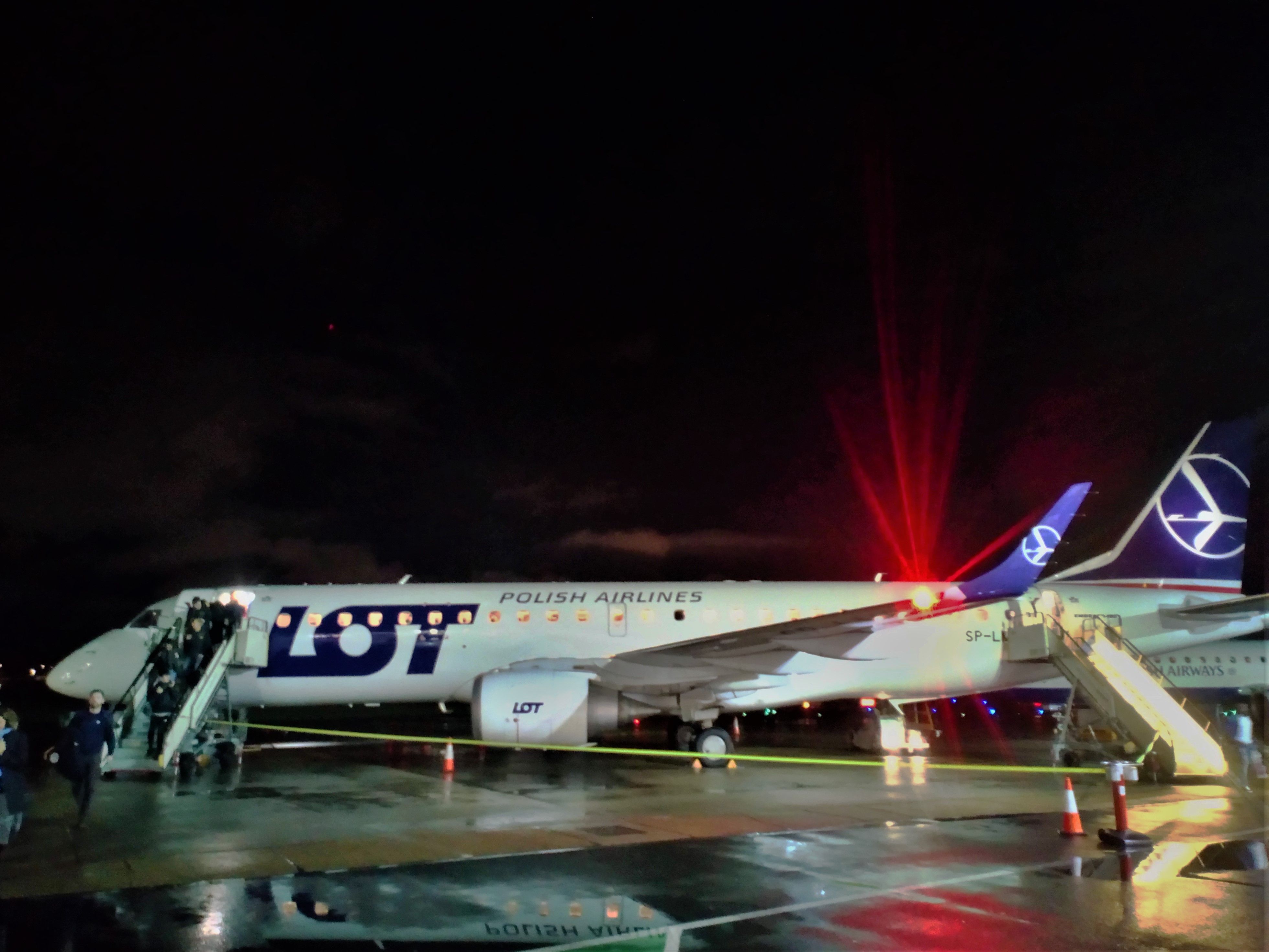 LOT Polish Airlines Domestic Flight Makes International Diversion