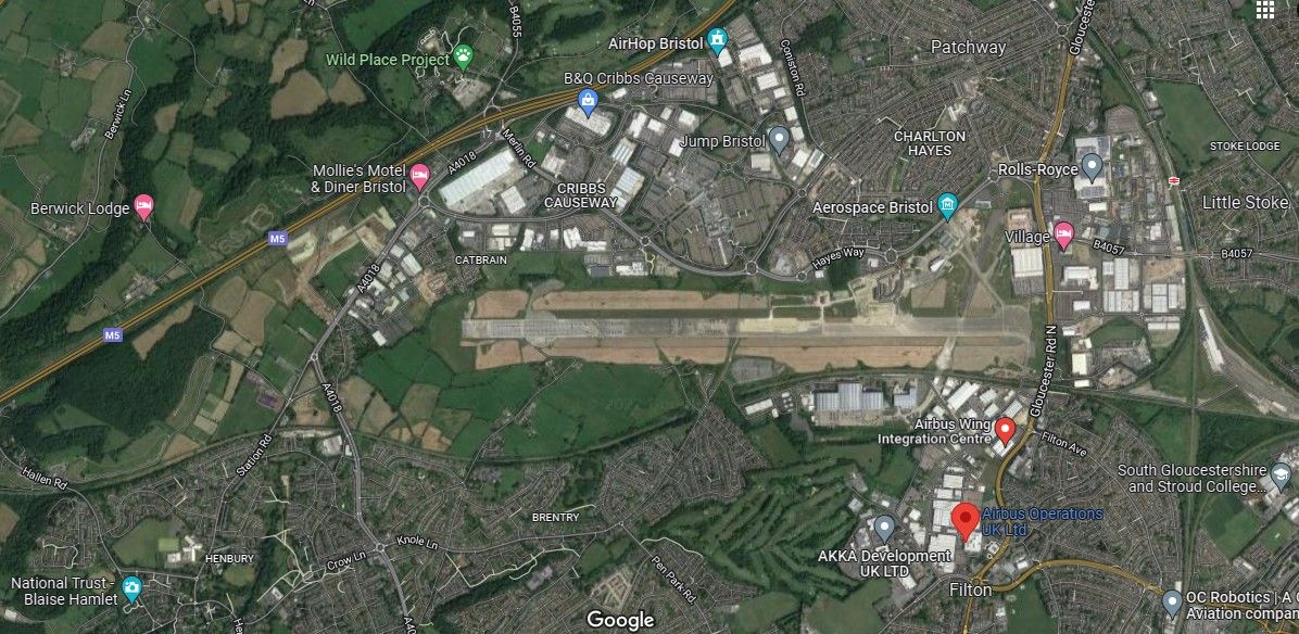 Video: Airbus Mounts An A320 Wing Outside Its Bristol Test Center