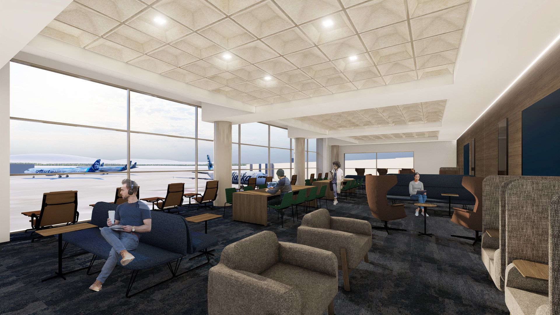 Inside Seattle Airport's Concourse C Expansion
