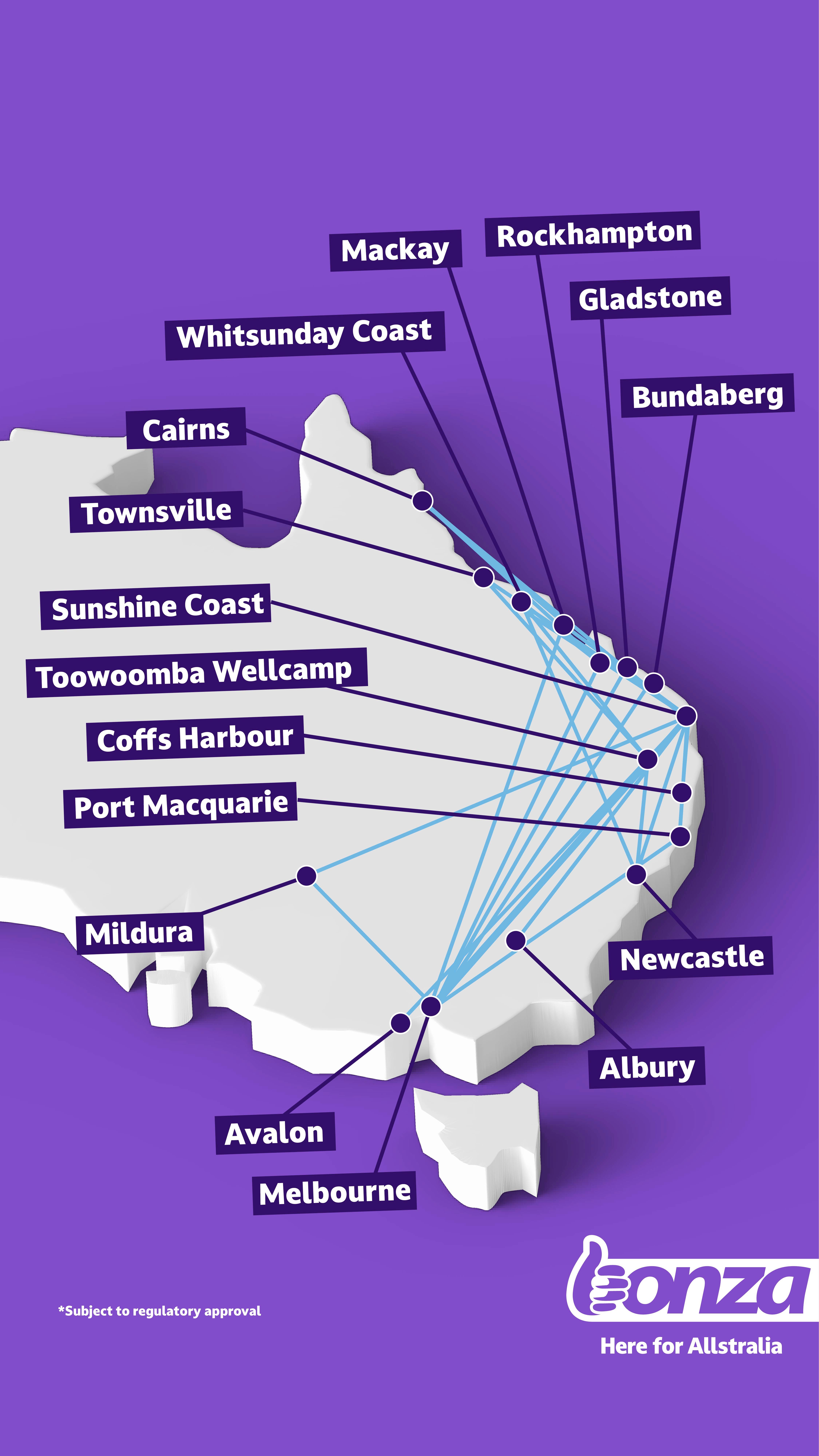 Bonza's Launch Will Grow Australian Low-Cost Routes By 40%