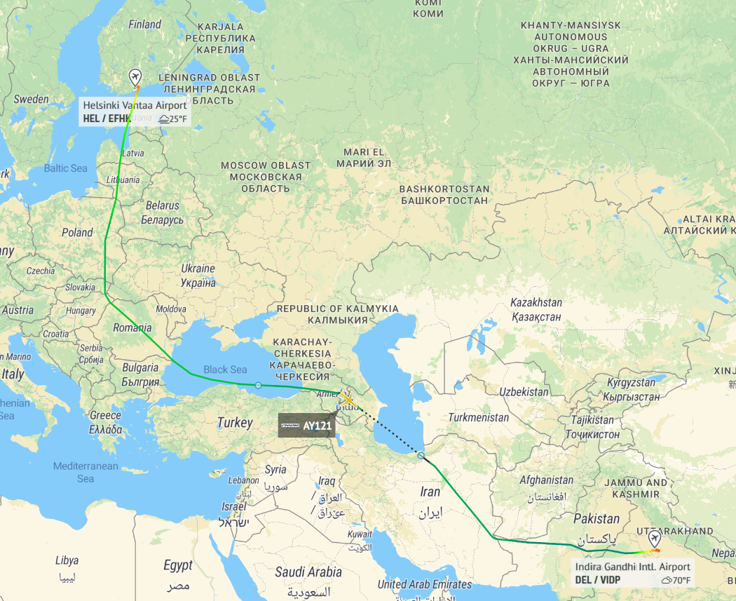 How Russian Sanctions Are Affecting Indian Aviation