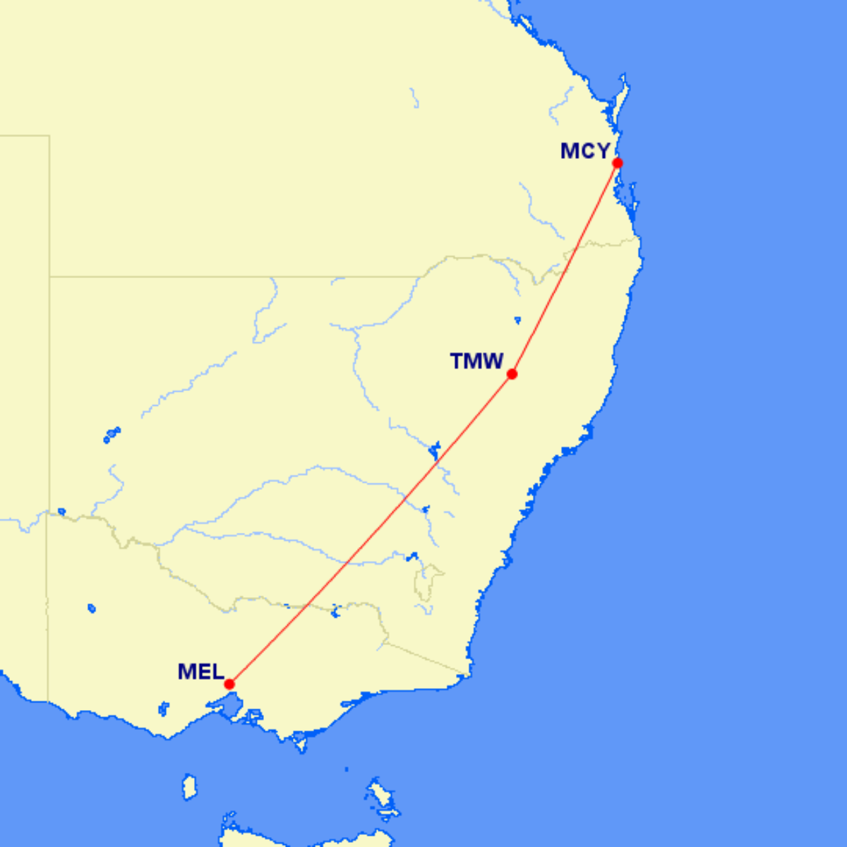 Tamworth Lands Bonza Boeing 737 MAX 8 Flights