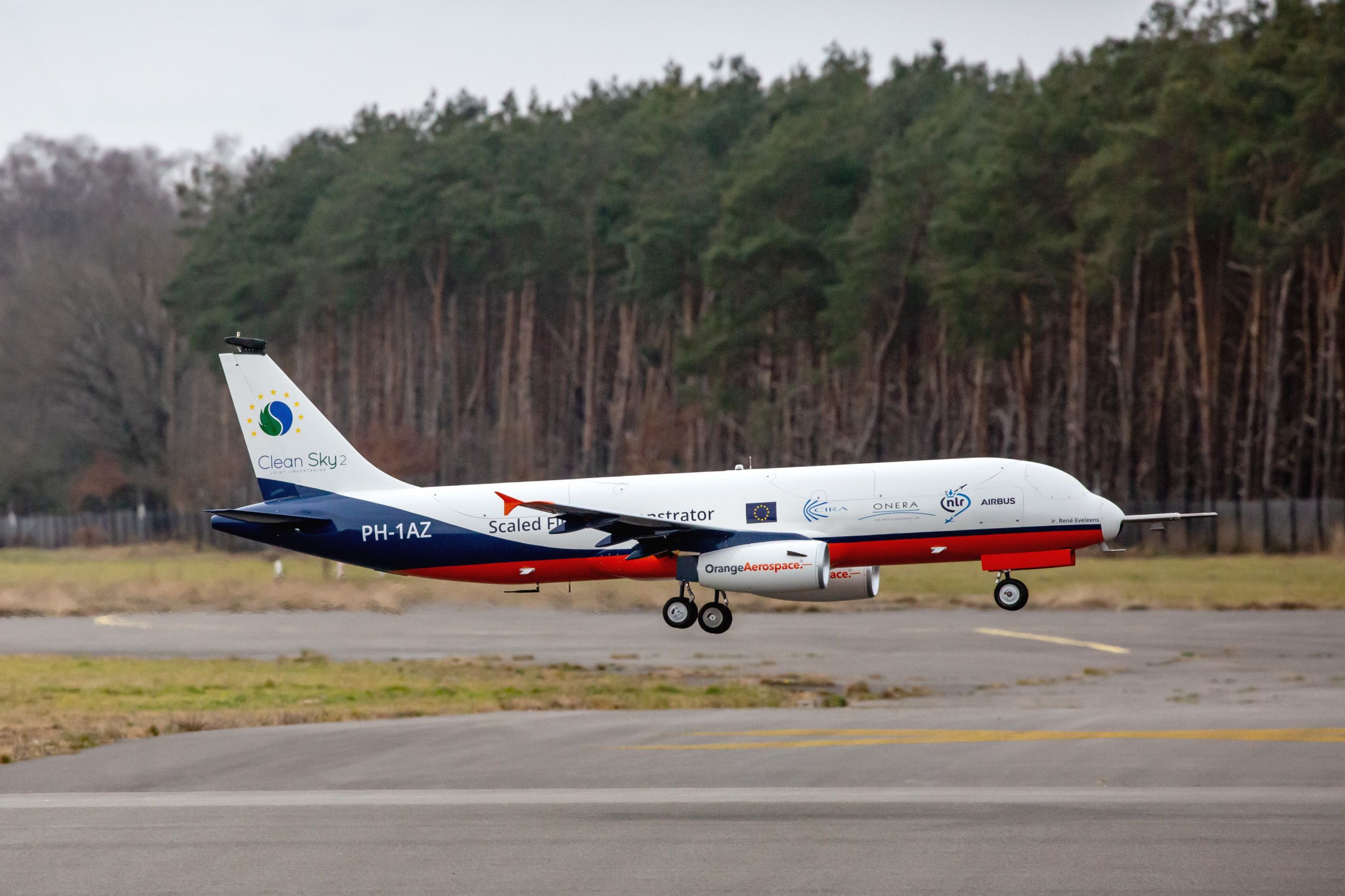 Model Airbus A320 Used To Replicate Flight Testing Simulations