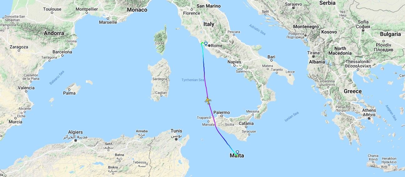 Air Malta Flies Pope Back To Rome On Its Youngest Plane