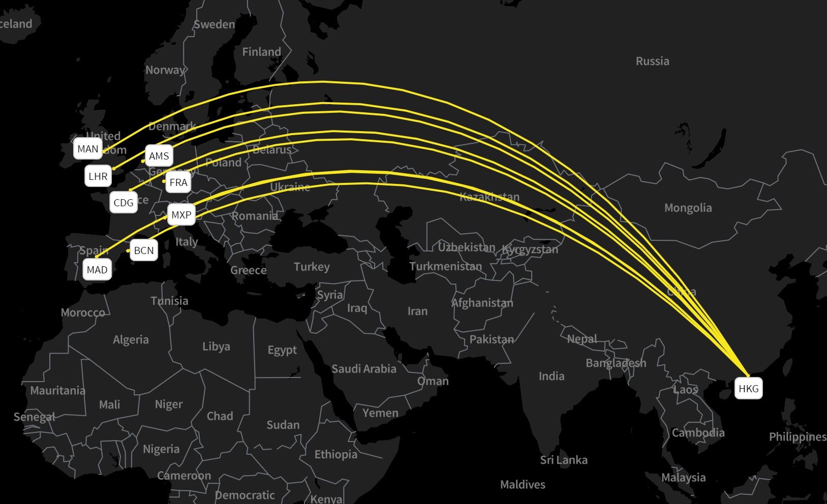 Cathay Pacific's Summer Capacity Is Just 9% Of Pre-Crisis Levels