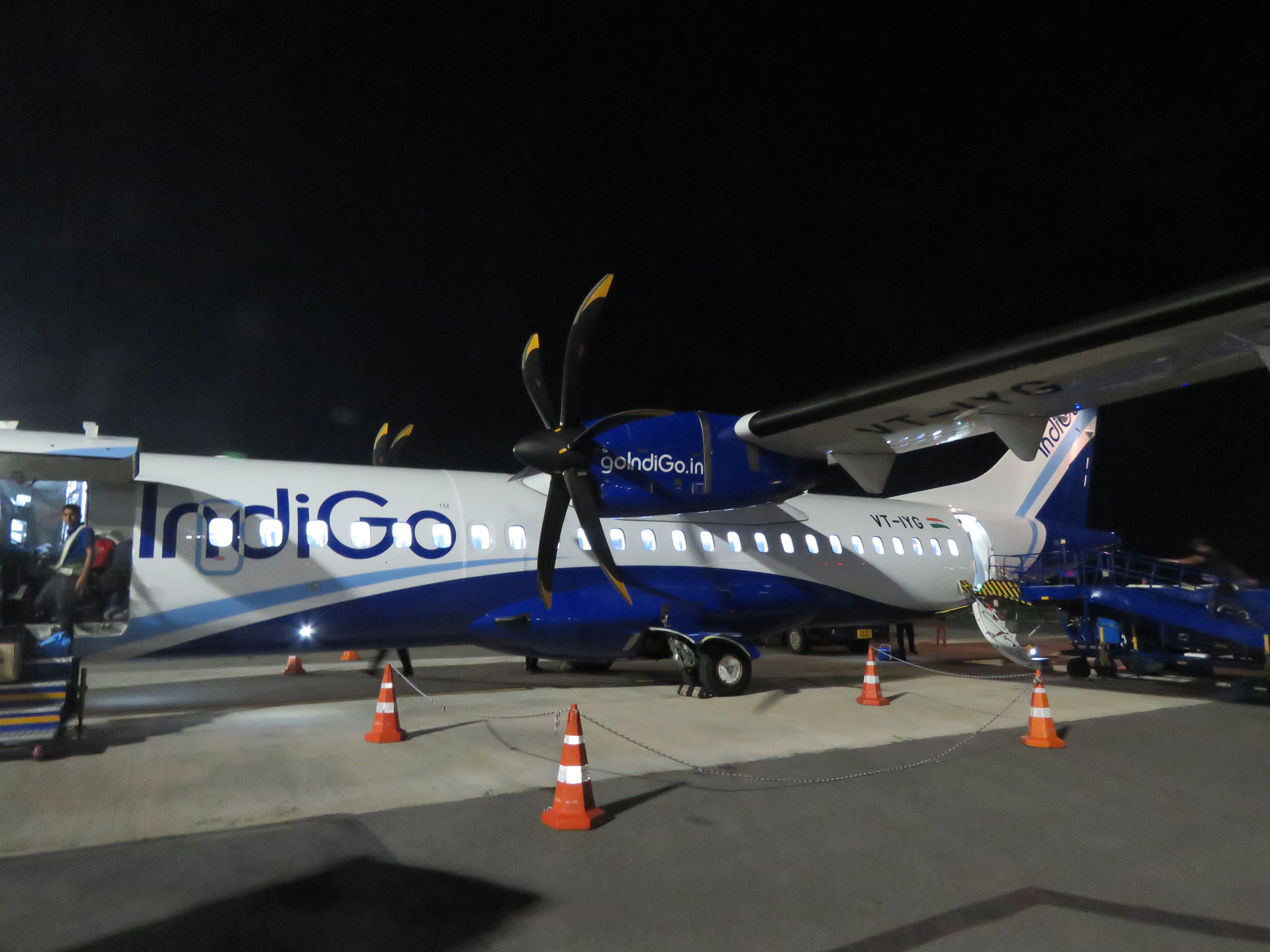 IndiGo ATR-72 Returns To Origin With Report Of Smoke Coming Out Of The ...