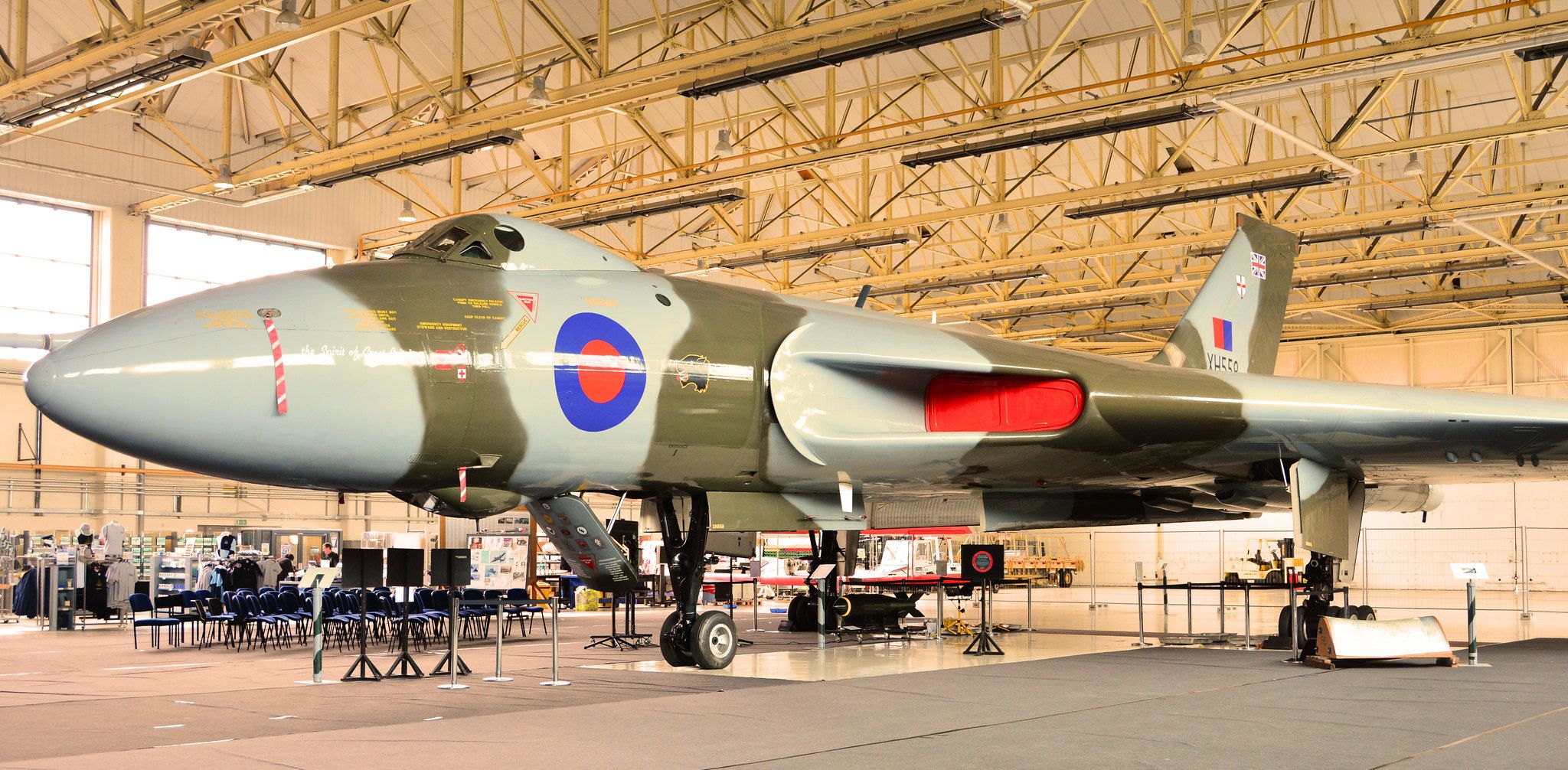 Which UK Commercial Airports Have Preserved Avro Vulcans On Display?