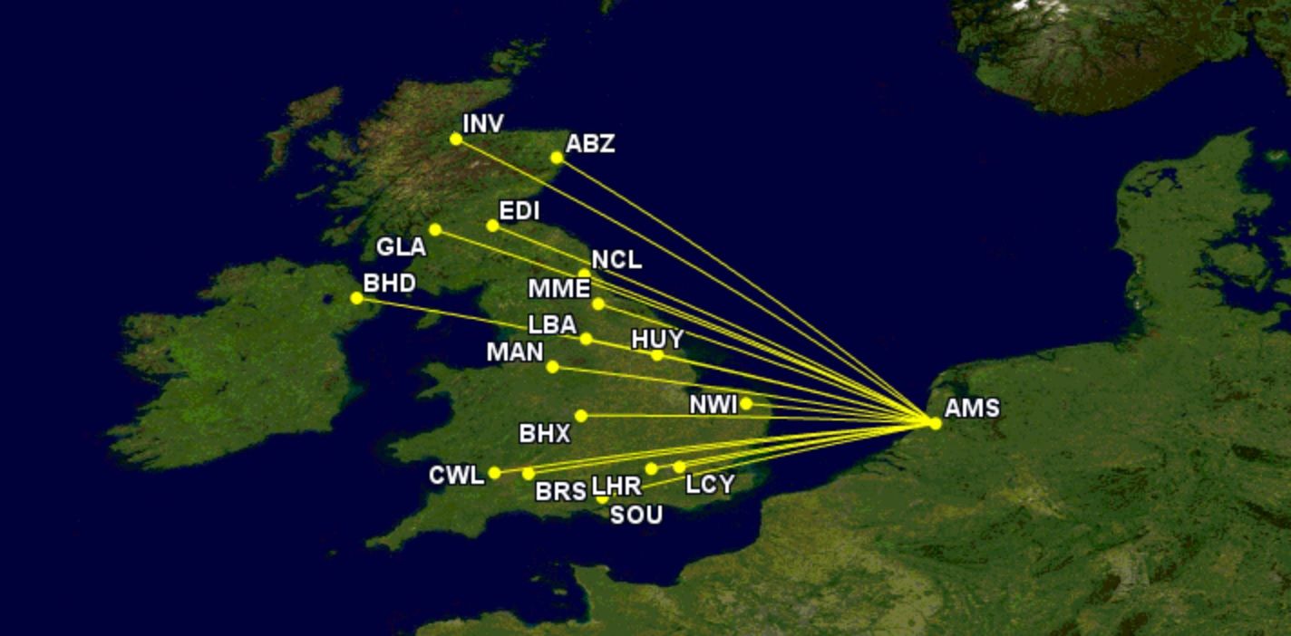 May 11th: What A Single Day Of KLM's UK Operations Looks Like