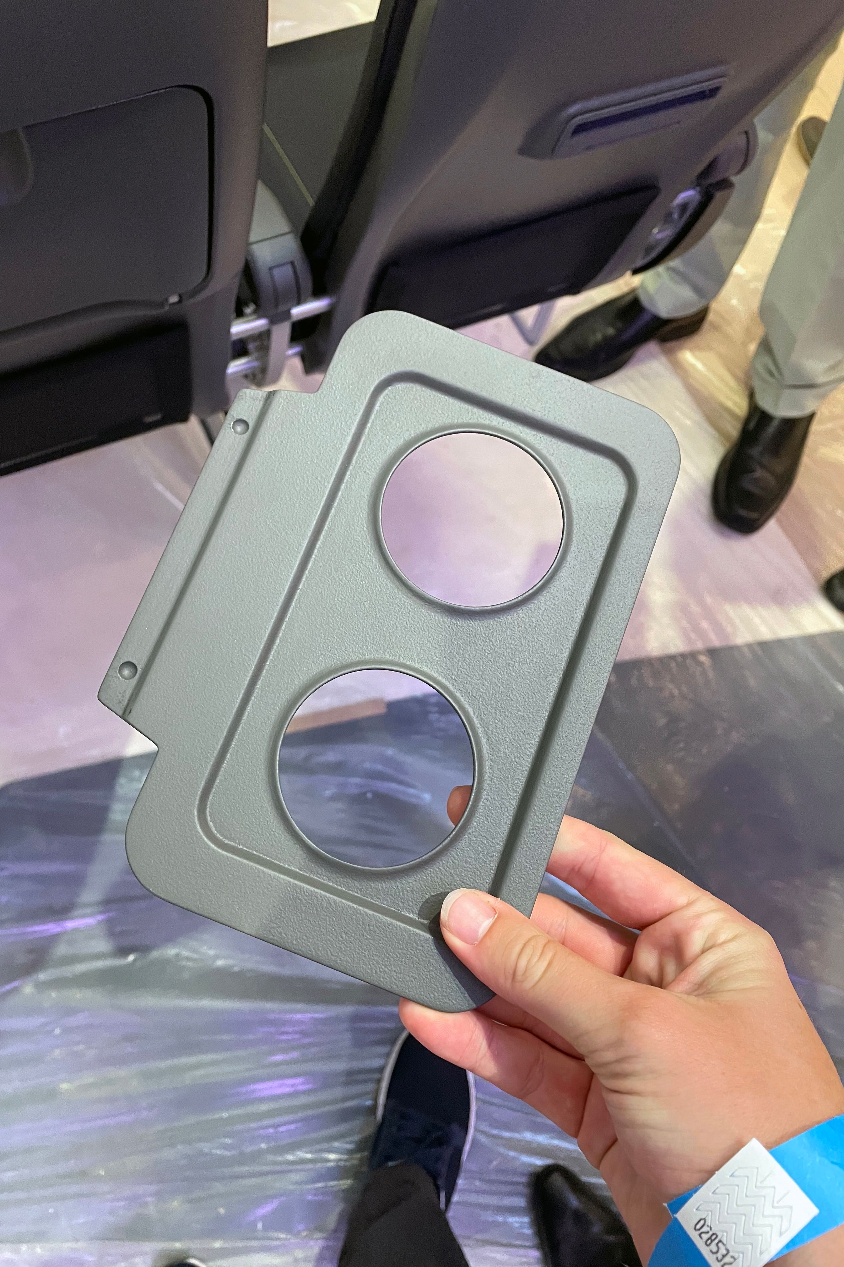 Tomorrow's Tray Table Could Plug Into The Seat In Front Of You