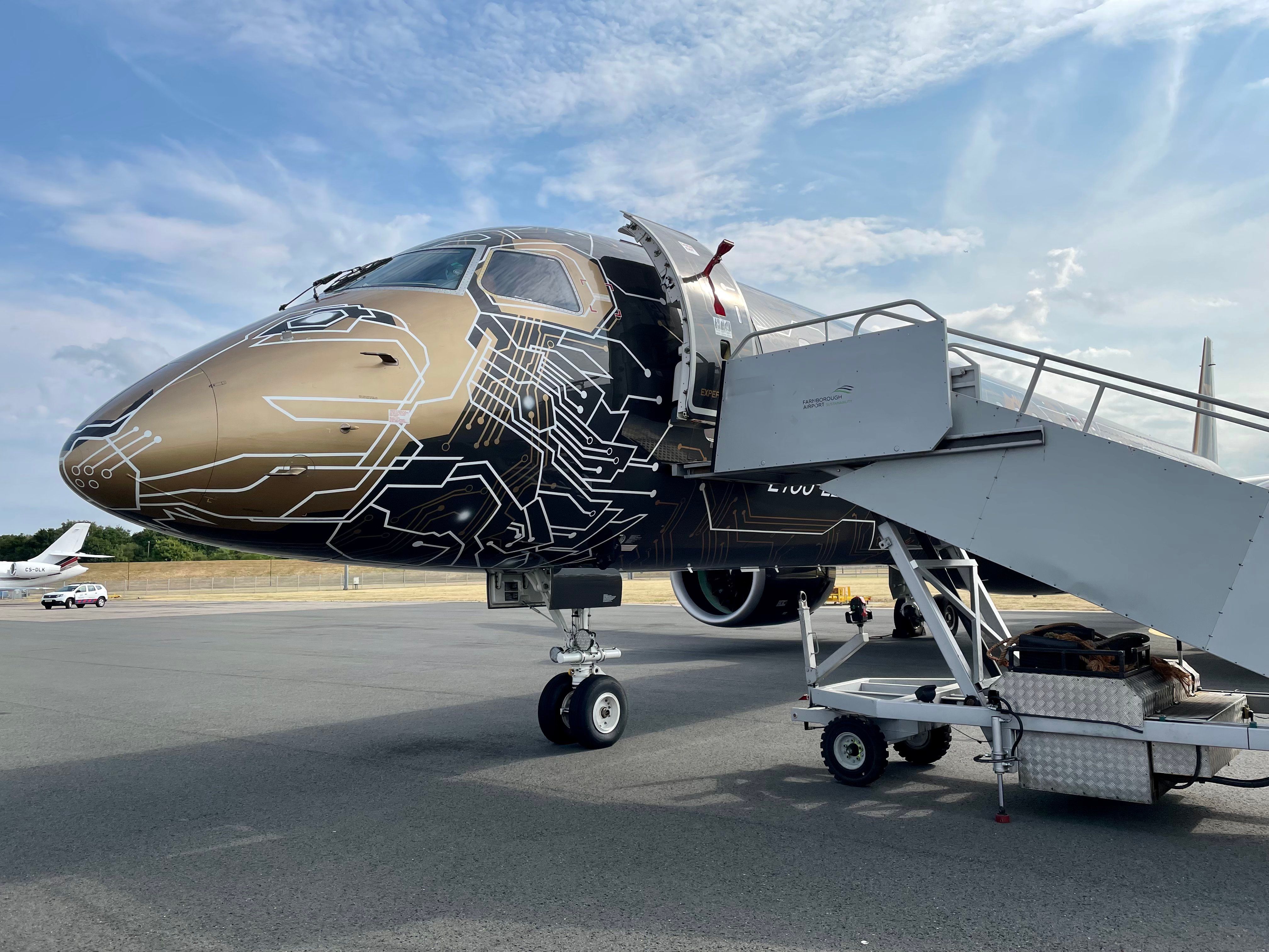 On Board The 1st Ever Embraer E195-E2 Flight To London City Airport