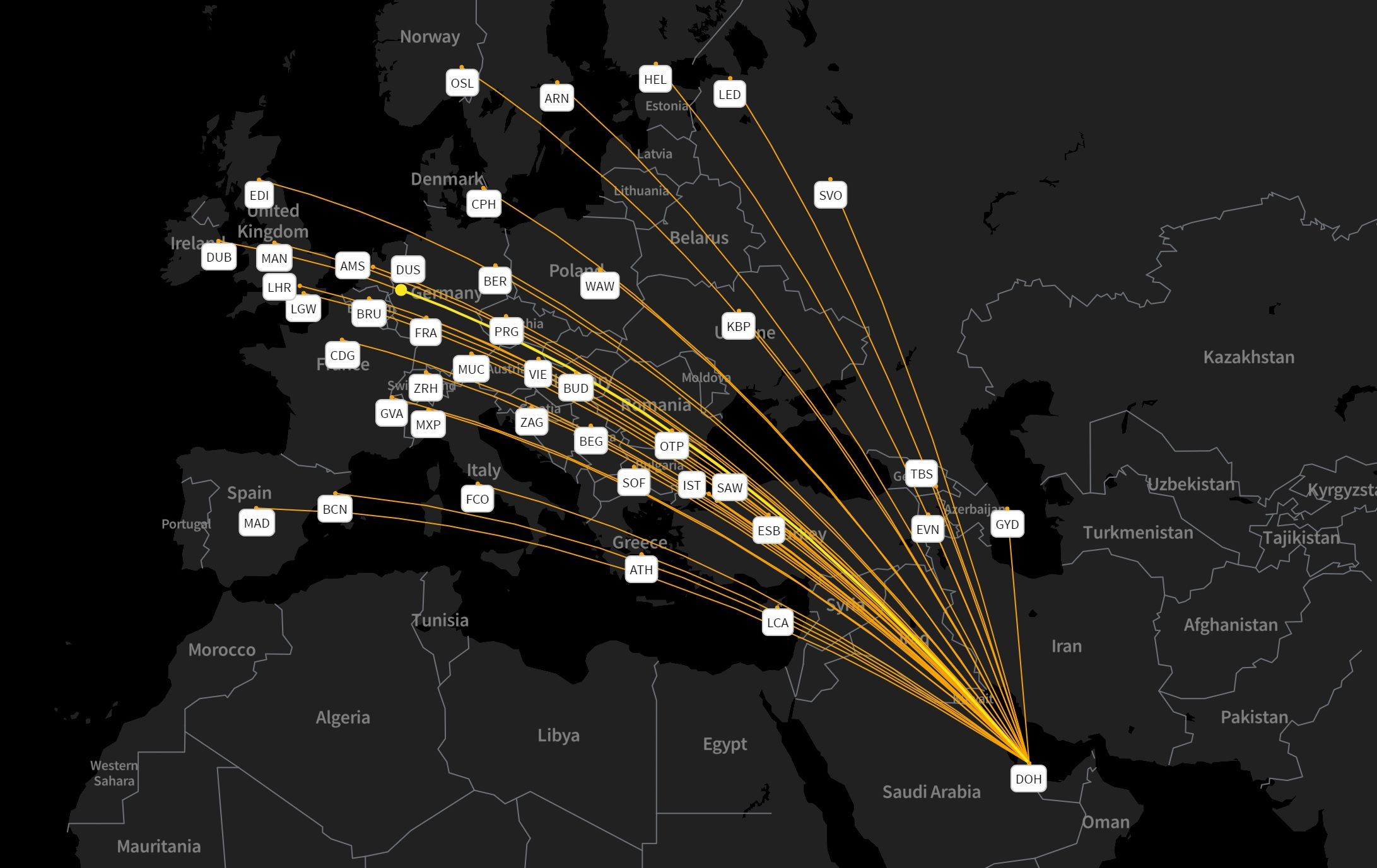 4th Germany Route: Qatar Airways Will Begin Düsseldorf Flights In November