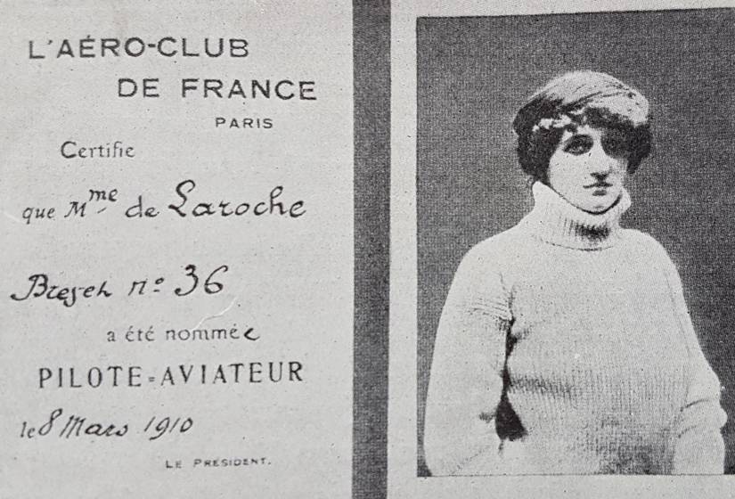 Raymonde de Laroche: The Life & Times Of The World's First Licensed ...