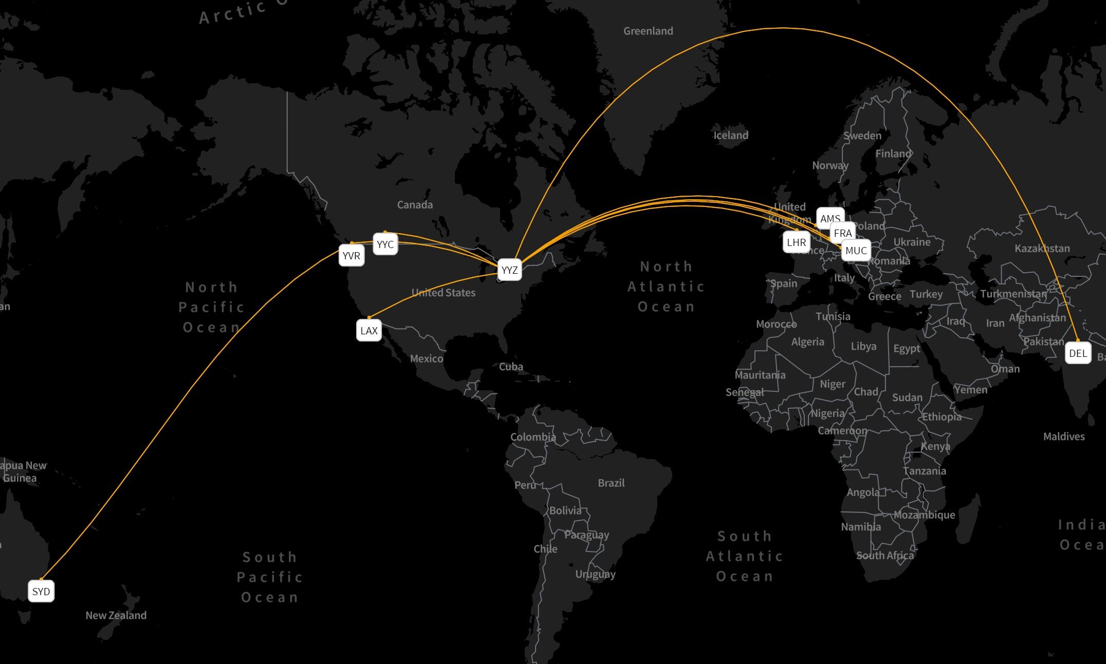 How Air Canada Uses Its Boeing 777-200LRs