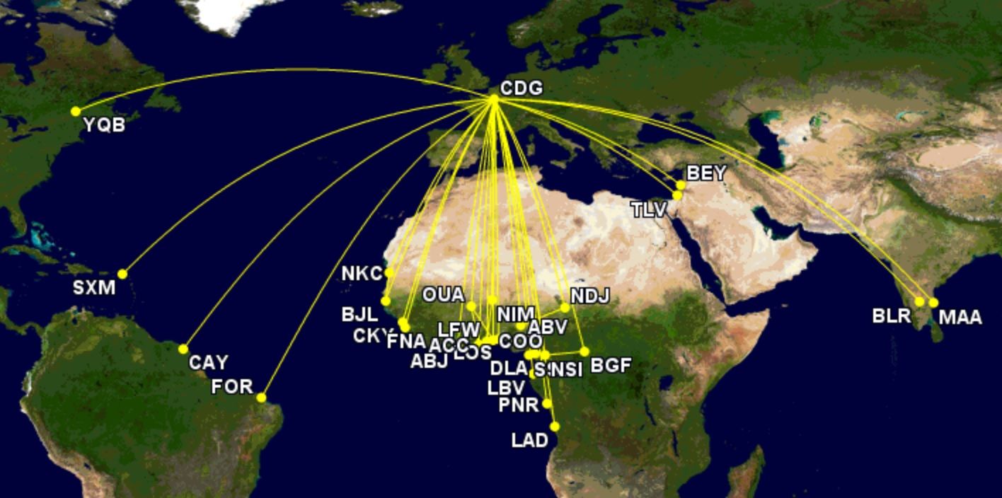 Air France Primarily Uses Its Airbus A330s To Africa